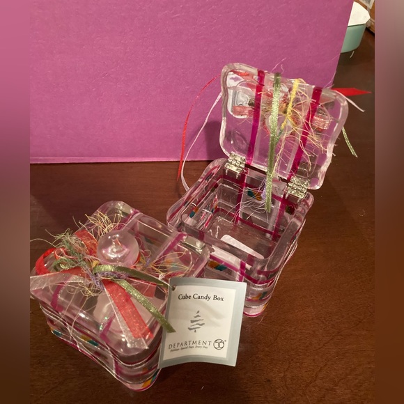 Department 56 | Other | Department 56 Cube Candy Box | Poshmark